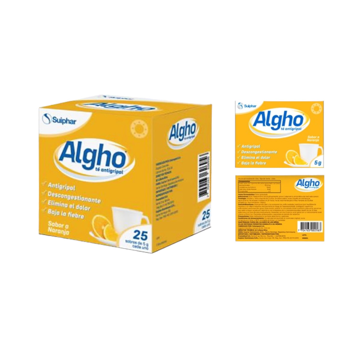 Te antigripal Algo / Algo flu tea 5g (pack of 6) – Intimamente Bella