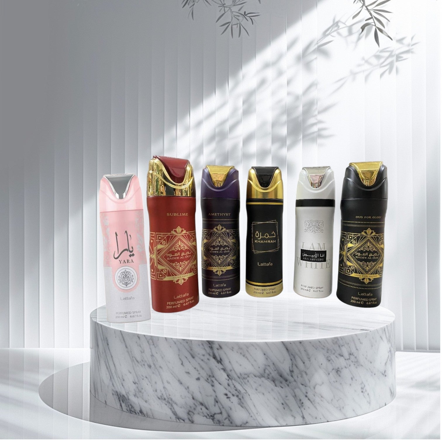 Wholesale Lattafa Body Spray – Mixed Pack of 12 – Intimamente Bella